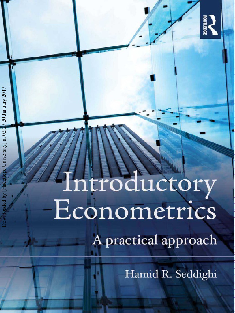 Introductory Econometrics 2000 | PDF | Regression Analysis | Econometrics Introductory Econometrics 2000 | PDF | Regression Analysis | Econometrics