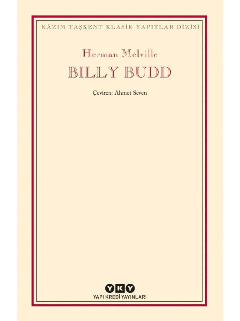 Billy Budd - Melville, Herman - 2016 - Yapı Kredi Yayınları | PDF