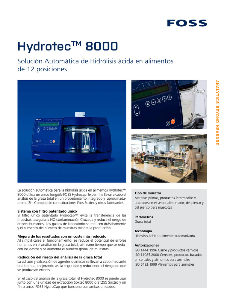 Hydrotec 8000 Solution Brochure ES | PDF