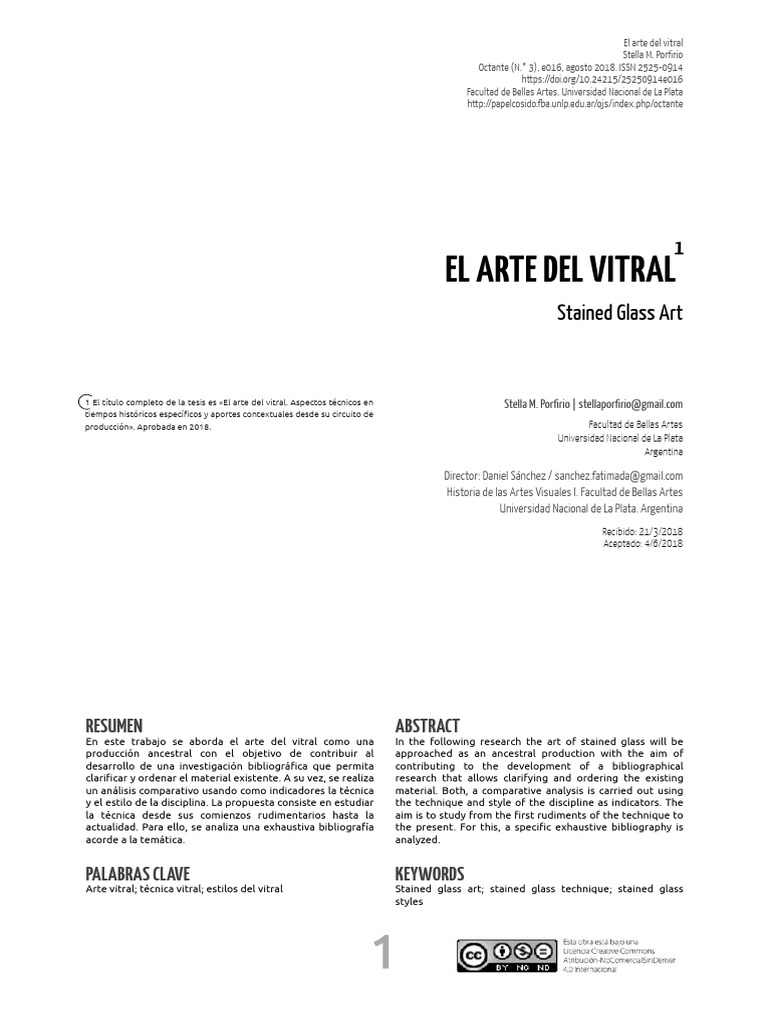 El Arte Del Vitral | PDF