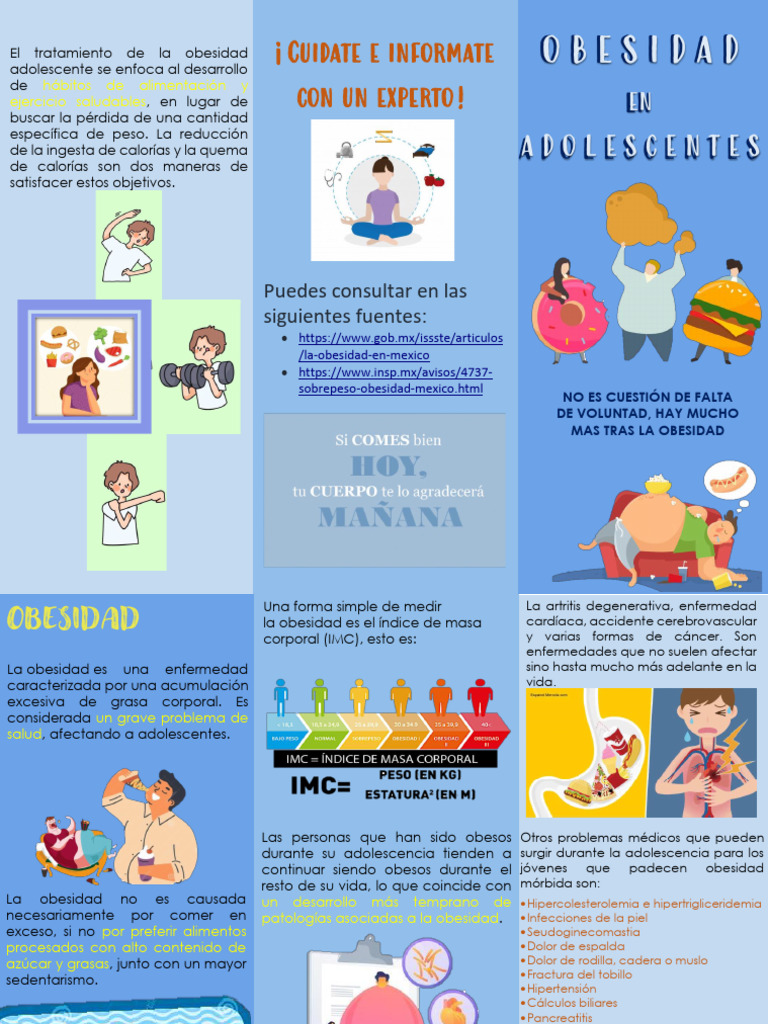 Triptico Obesidad Nl.31 | PDF | Obesidad | Medicina Triptico Obesidad Nl.31 | PDF | Obesidad | Medicina