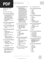 Get Involved b2 Workbook Keys | PDF | Linguistics | Human Communication