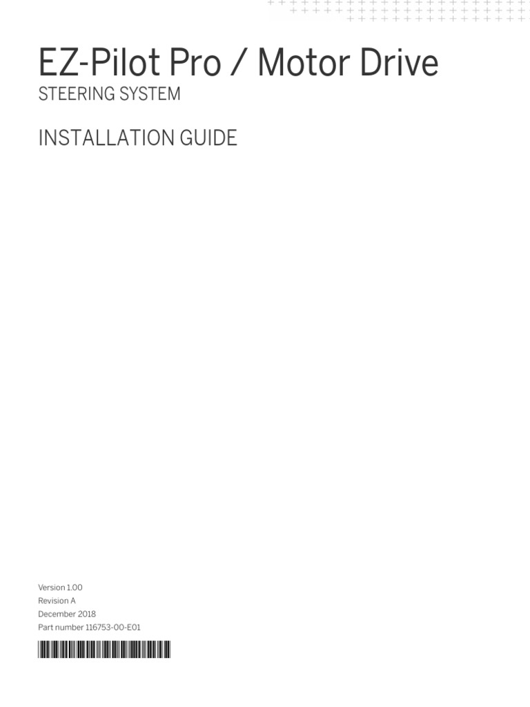 EZPP MD Install 116753-00-E01 ENG AW | PDF | Tractor | Screw