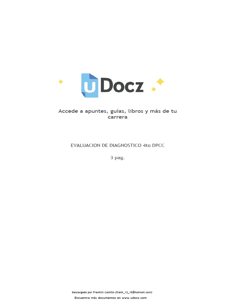 Evaluación Diagnóstica 4to Dpcc Pdf Evaluación Racismo 0802