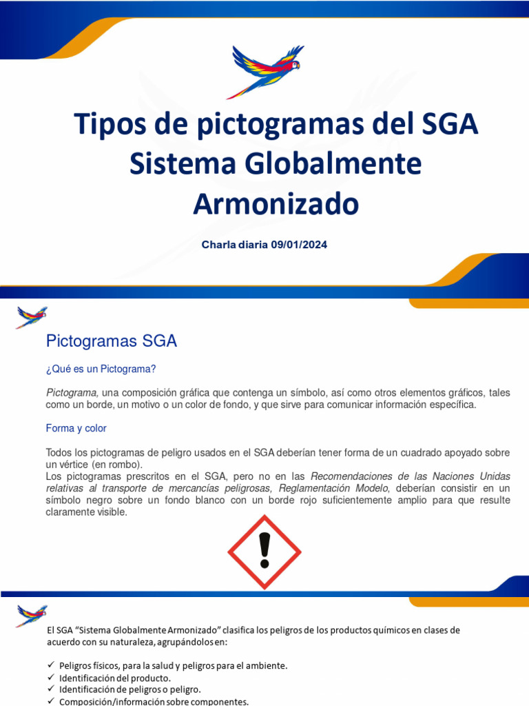 Tipos de Pictograma Del Sga | PDF