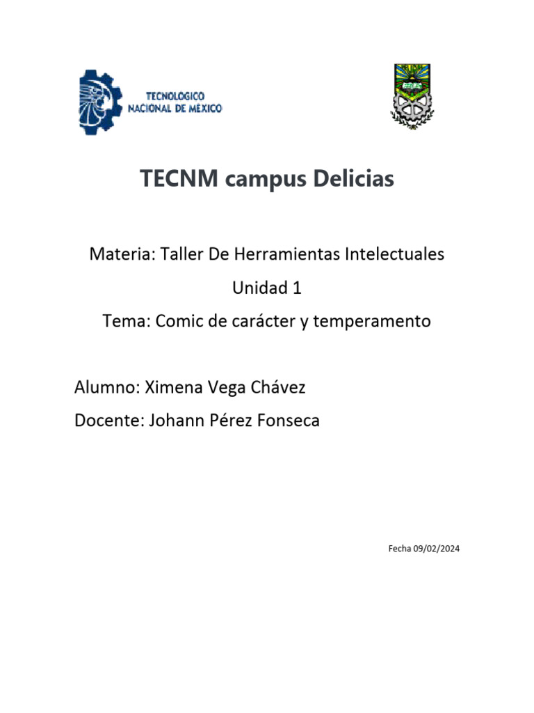 TECNM Campus Delicias Portada | PDF | Tipo de datos | Byte