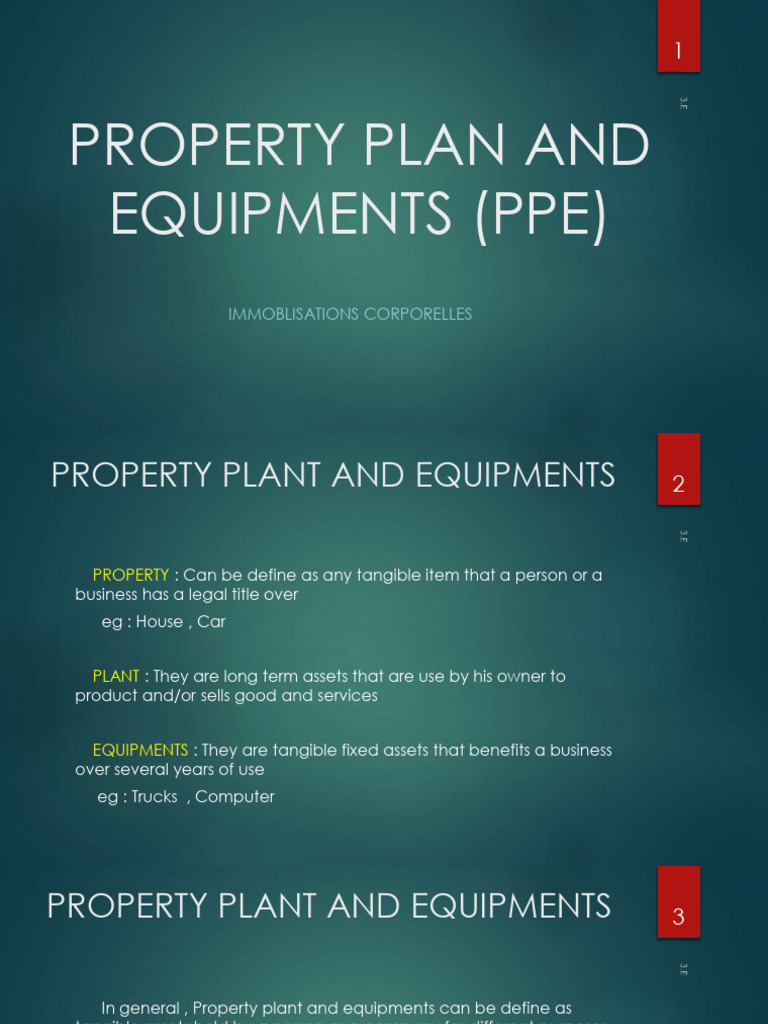 Property Plant and Equipments | PDF | Depreciation | Investing