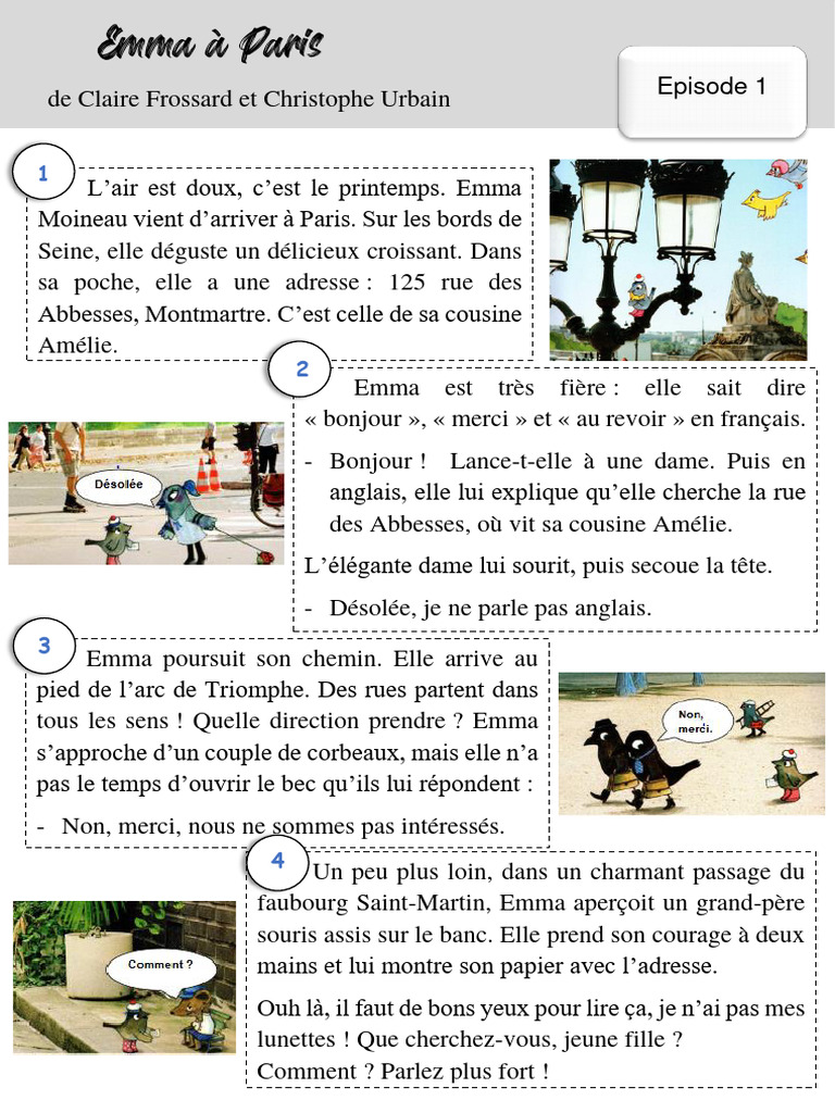 Emma A Paris Texte | PDF | Paris