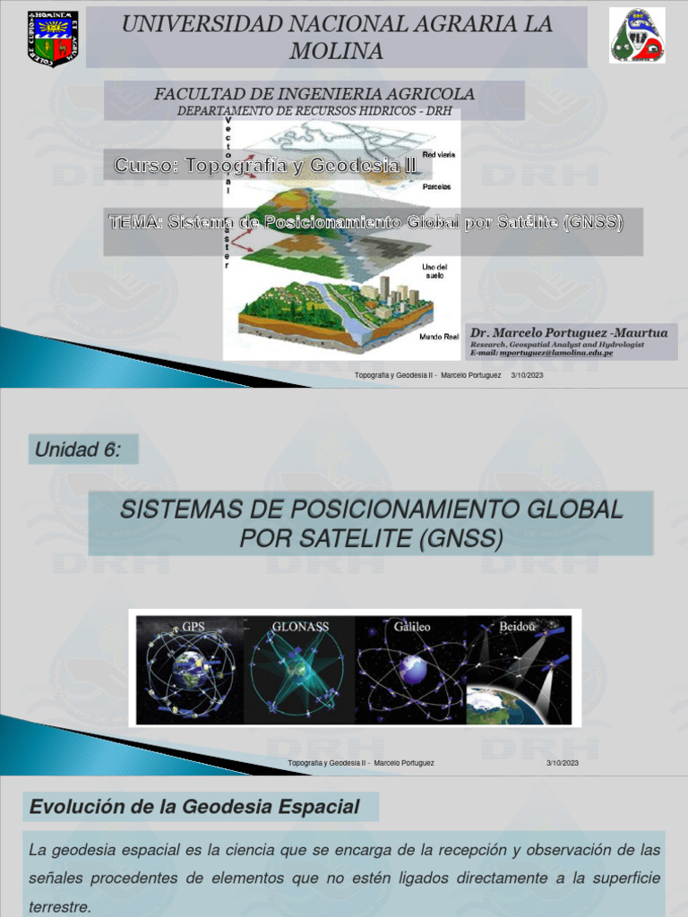Clase6 - Topo y Geodesia II - 2023 | PDF | Sistema de Posicionamiento ...