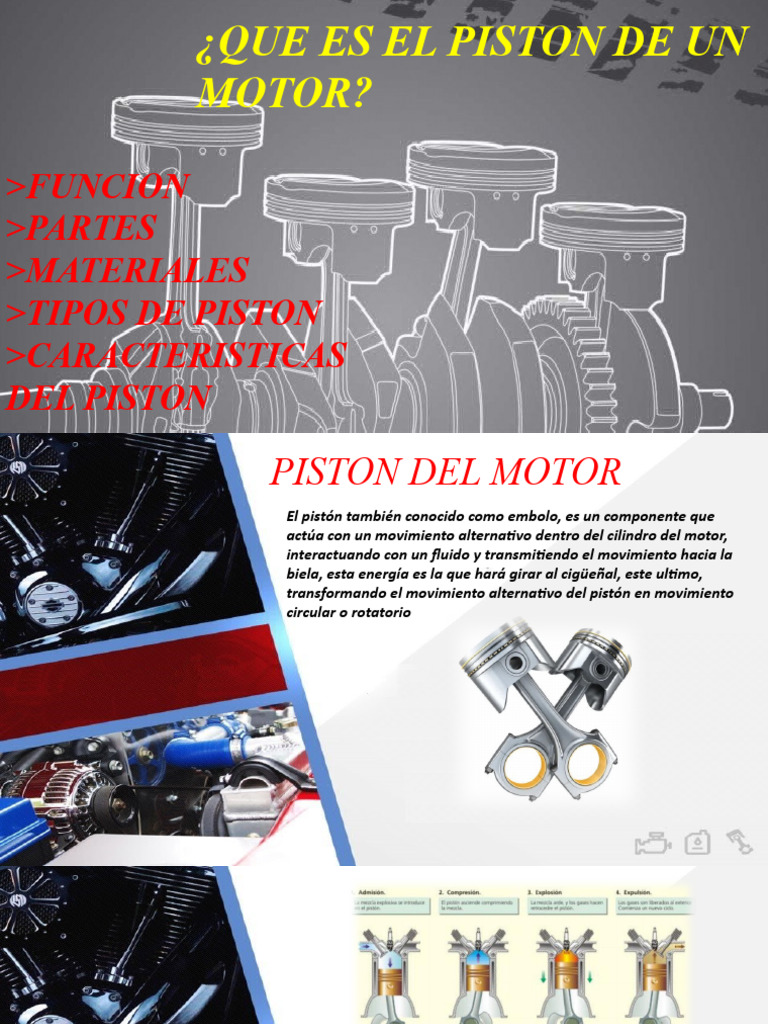 Piston | PDF | Pistón | Motores