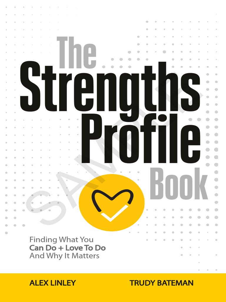 The Strengths Profile Book Sample | PDF