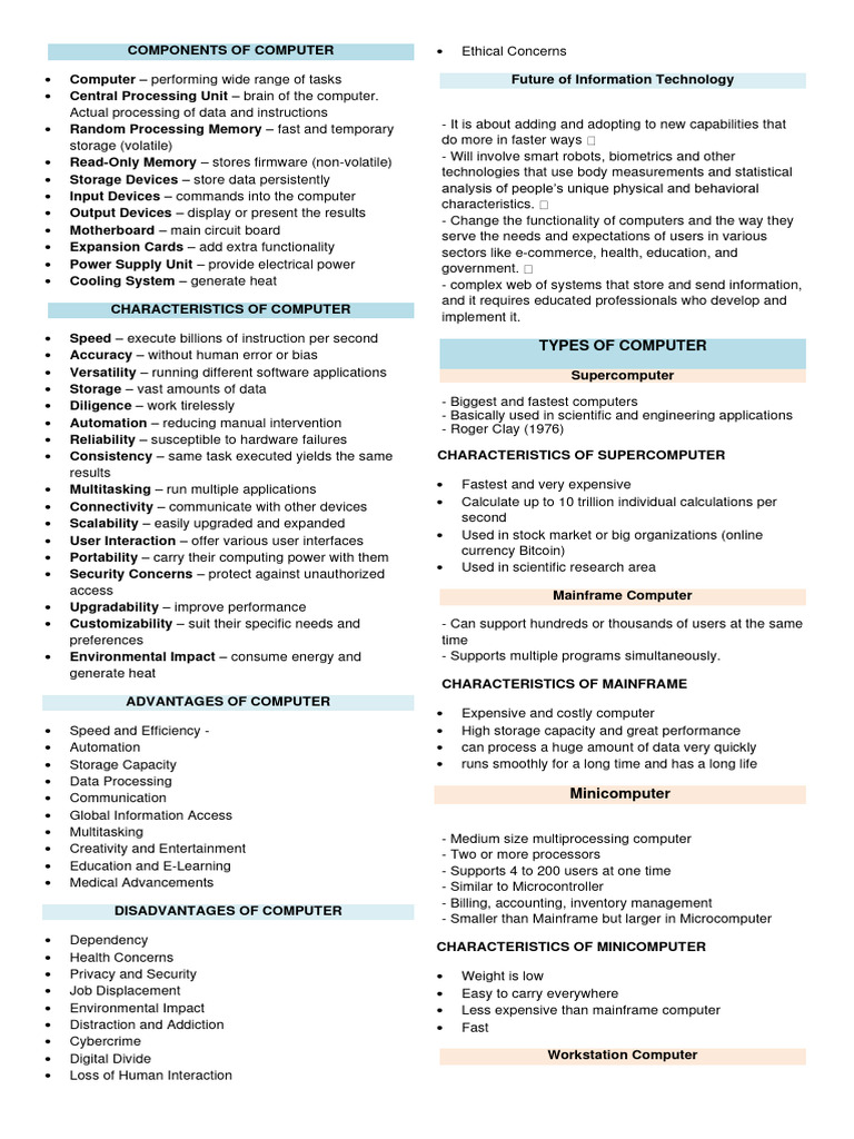 IT-REVIEWER With Colors | PDF | Computer Hardware | Computer Data Storage
