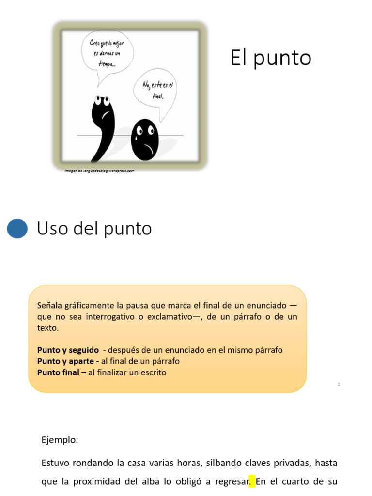 17 El Punto, Coma y Punto y Coma | PDF | Coma | Oración (Lingüística)