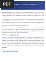 NEET 2026 Countdown Tracker | PDF