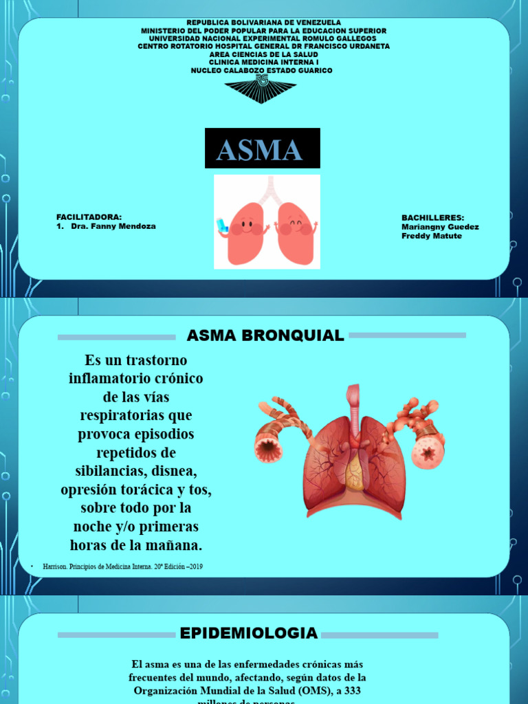 Síntomas del Asma Bronquial | PDF | Asma | Medicina CLINICA