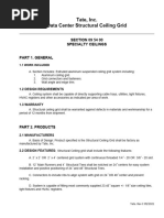 Tate Structural Ceiling Grid Overview | PDF | Screw | Electrical Connector