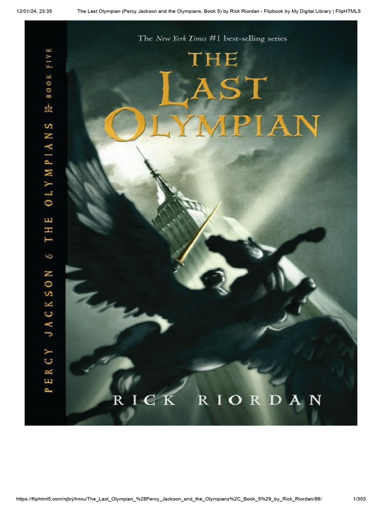 PJ and The Last Olympian | PDF | Rick Riordan | American Speculative ...