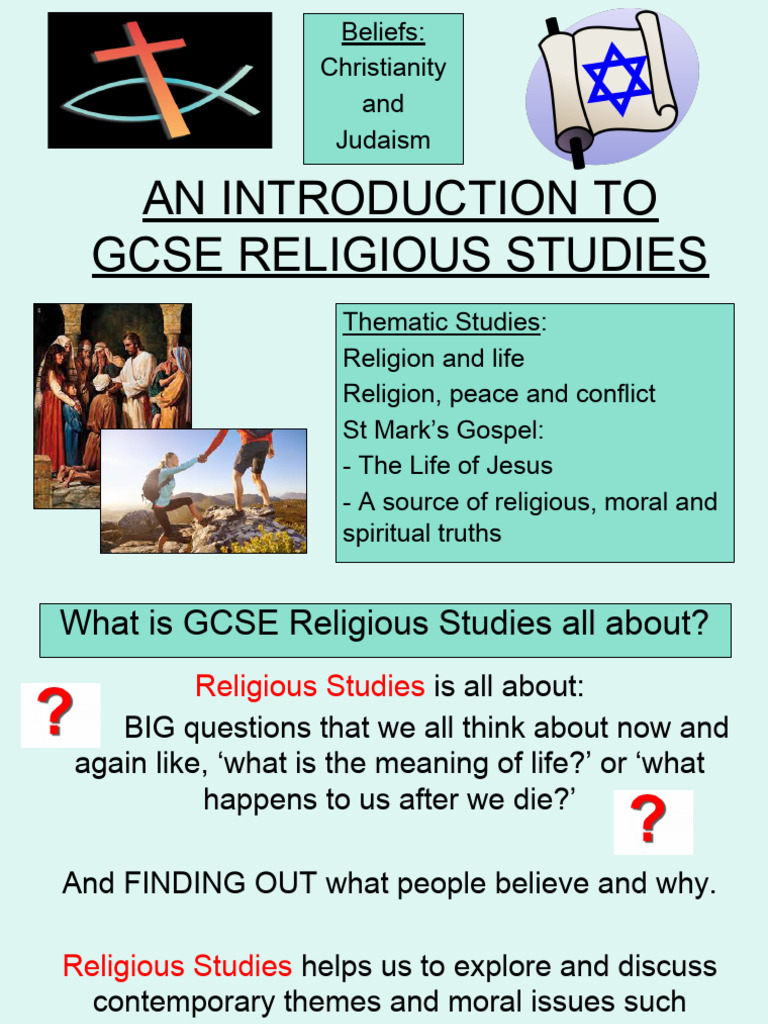 An Introduction To Gcse Religious Studies: Beliefs: Christianity and Judaism | PDF | Religious ...