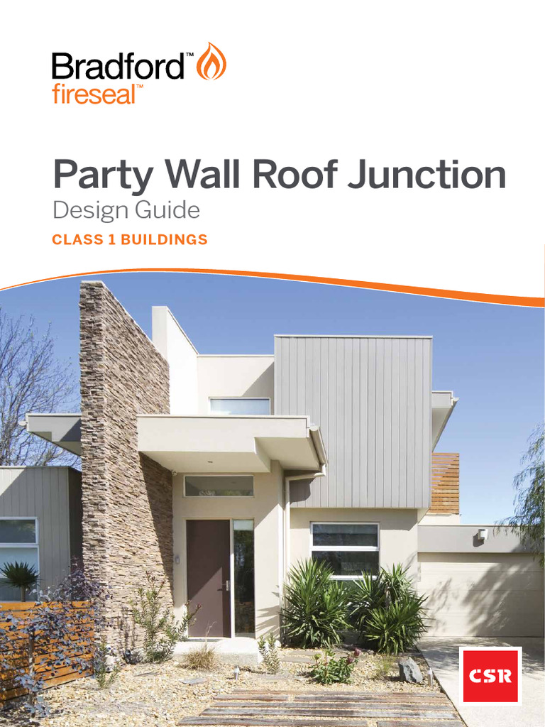 Fireseal Party Wall Design Guide For Class 1 Buildings | PDF | Wall ...