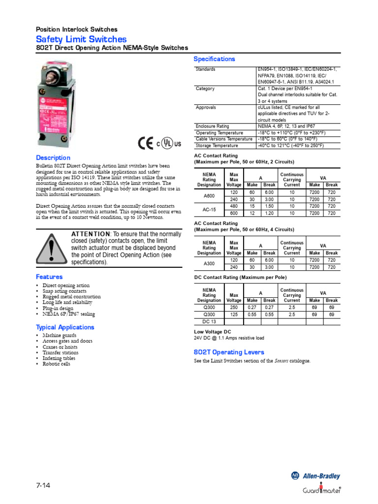 Allen-Bradley 802t-Atpd | PDF