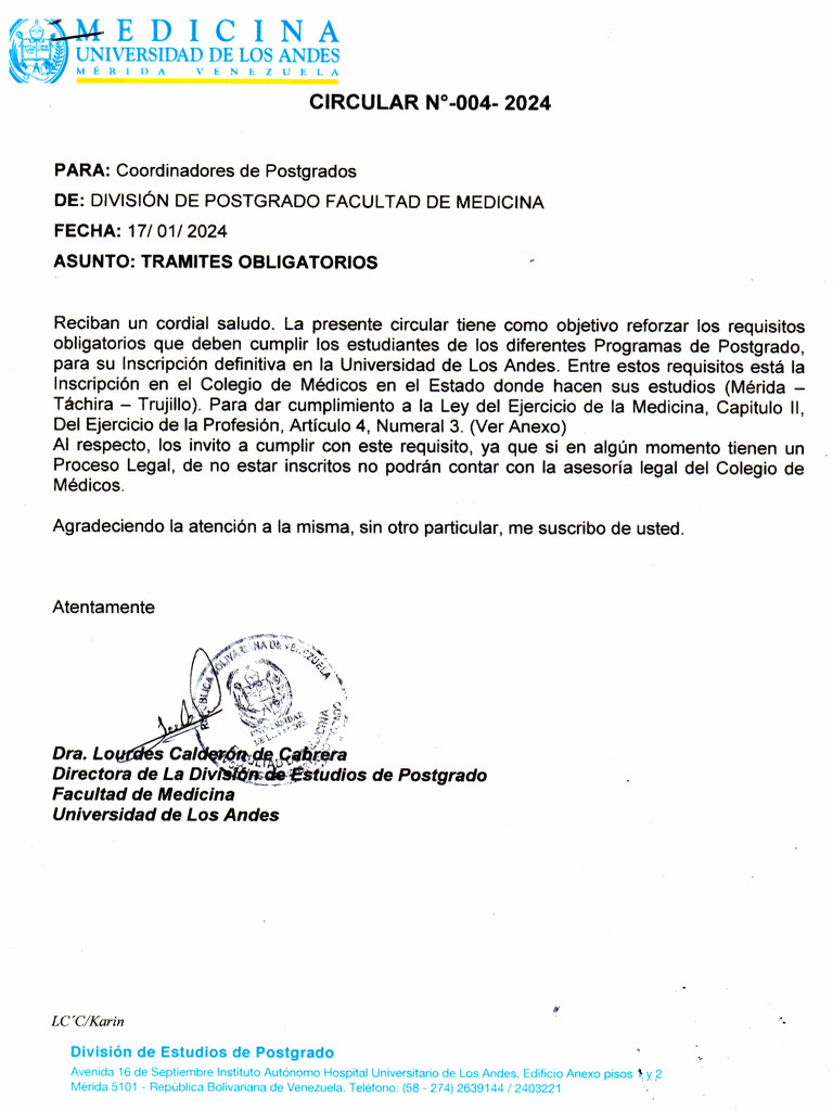 Circular N 004-2024 | PDF