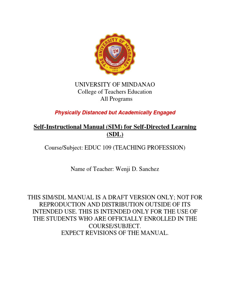 EDUC 109 Module 4 SIM | PDF | Teachers | Licensure