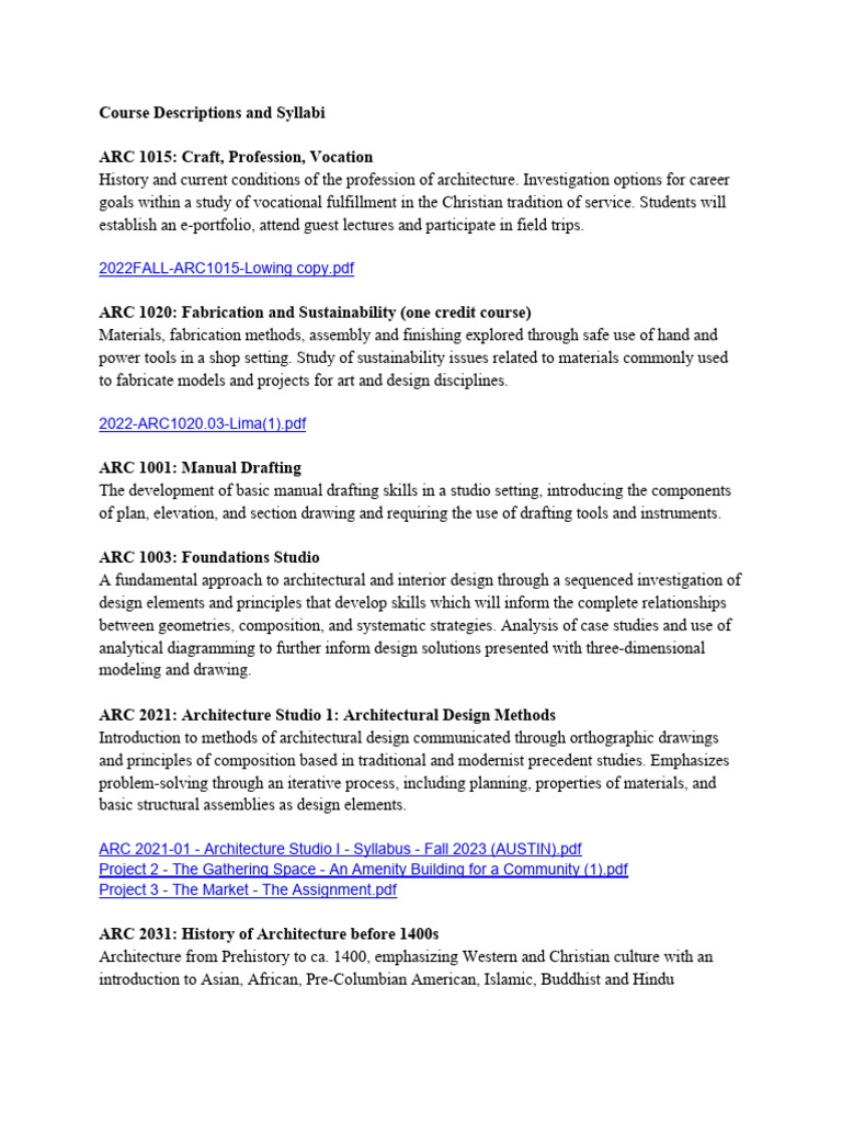 Belmont University Architecture Classes Download Free Pdf Design Curve