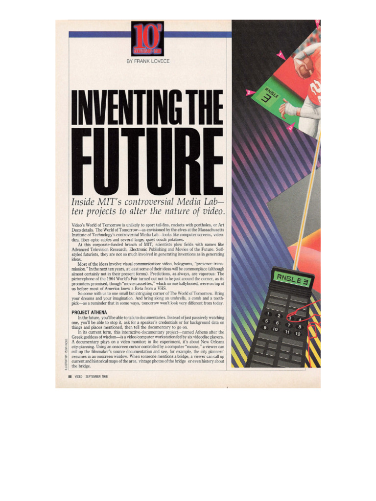Inventing The Future (MIT Media Lab) | PDF