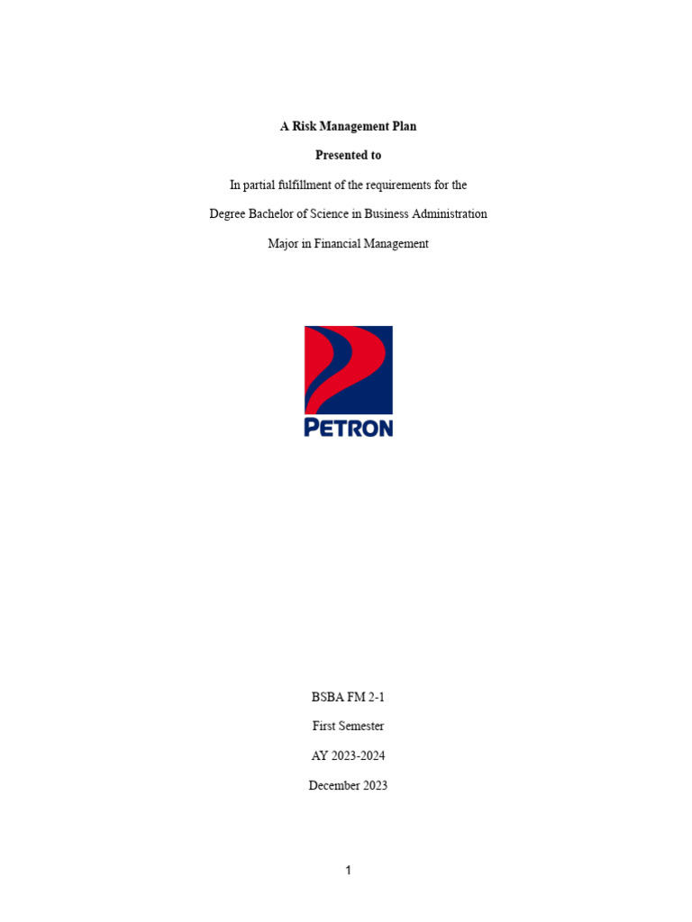 Petron Risk Management | PDF | Employment | Taxes
