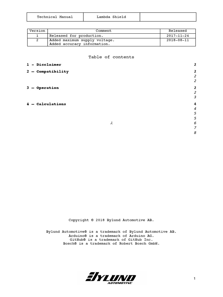 Lambda Shield - Technical Manual | PDF