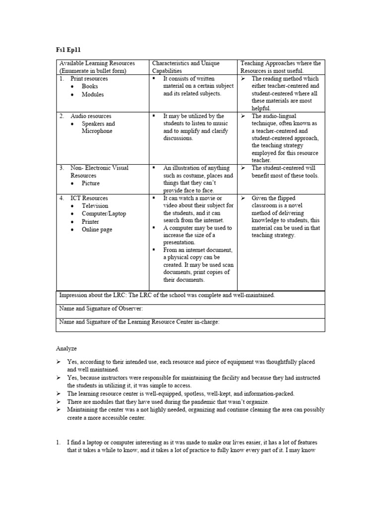 FS1 - Utlr and Ict | PDF | Massive Open Online Course | Educational ...
