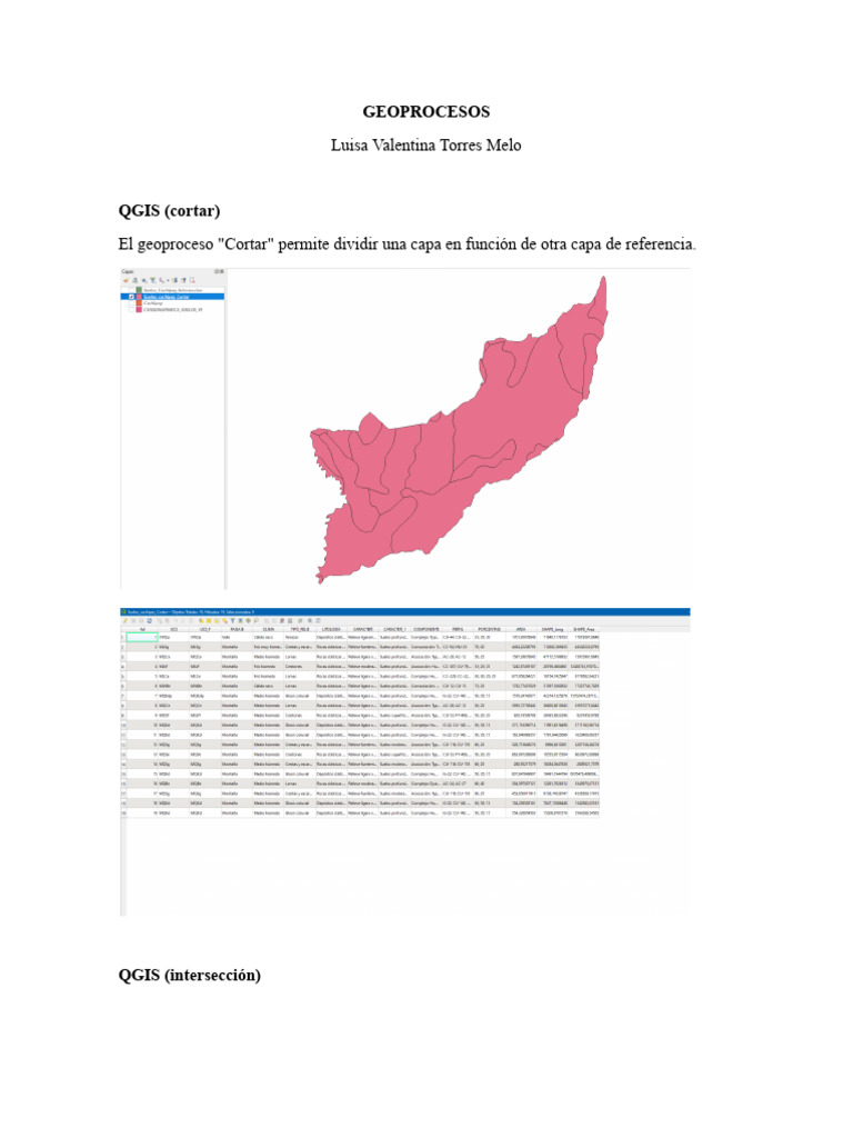 Geoprocesos en QGIS y ArcGIS: Comparativa | PDF