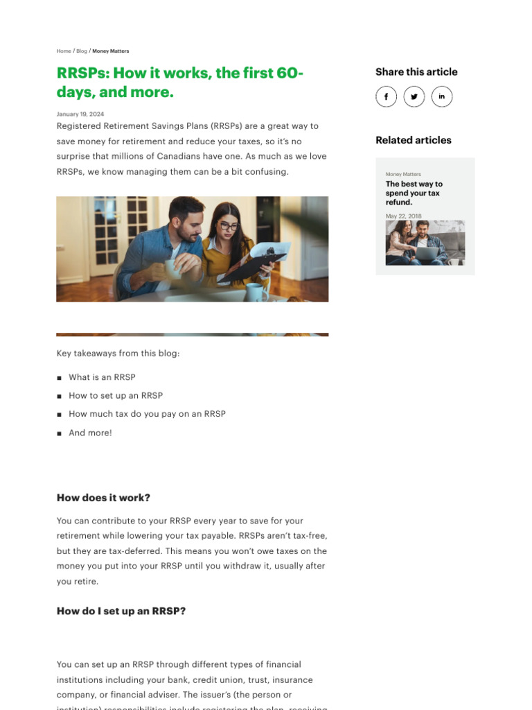 Your RRSP Contribution Limit | PDF | Public Finance | Taxes