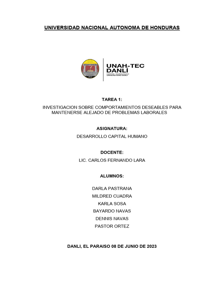 Informe Tarea 2 R | PDF | Liderazgo | Motivación