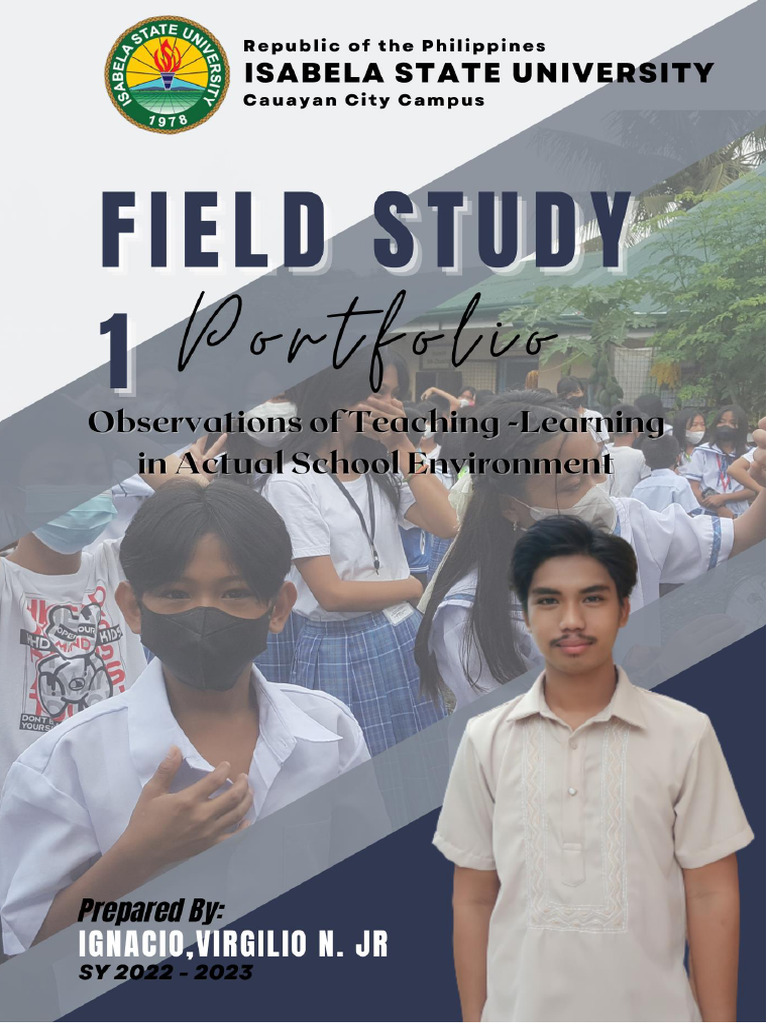 Field Study 1 Observation of Teaching-Learning in Actual School ...