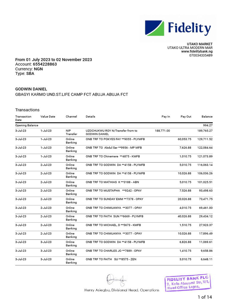 Fidelity | PDF | Banks | E Commerce