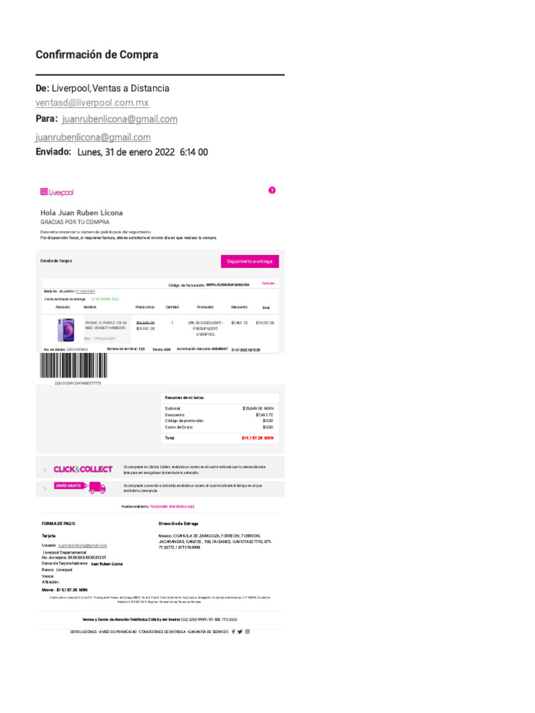 Documento de Outlook | PDF