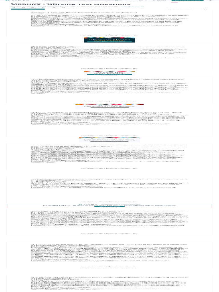 Mobility - Nursing Test Questions PDF Scolios | PDF | Scoliosis ...