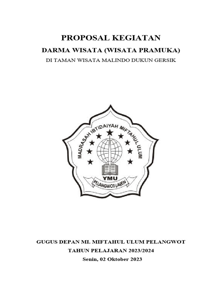 Proposal Keg. Pramuka Darma Wisata 2023 | PDF
