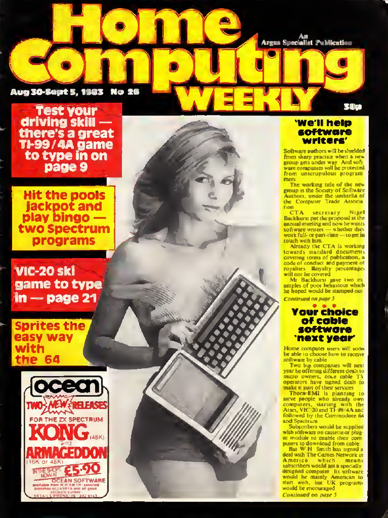 Home Computing Weekly Magazine Issue 026 | PDF
