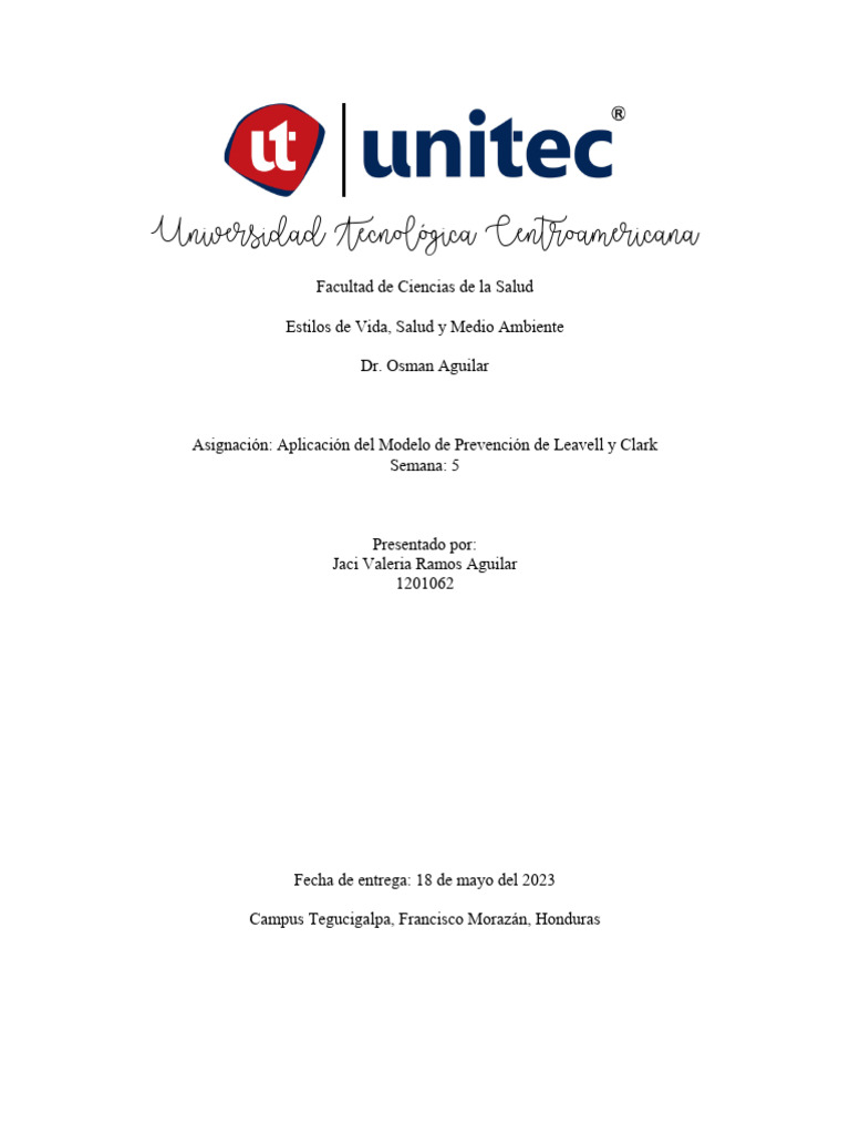 Aplicación Del Modelo de Prevención de Leavell y Clark | PDF | Influenza | Viruela