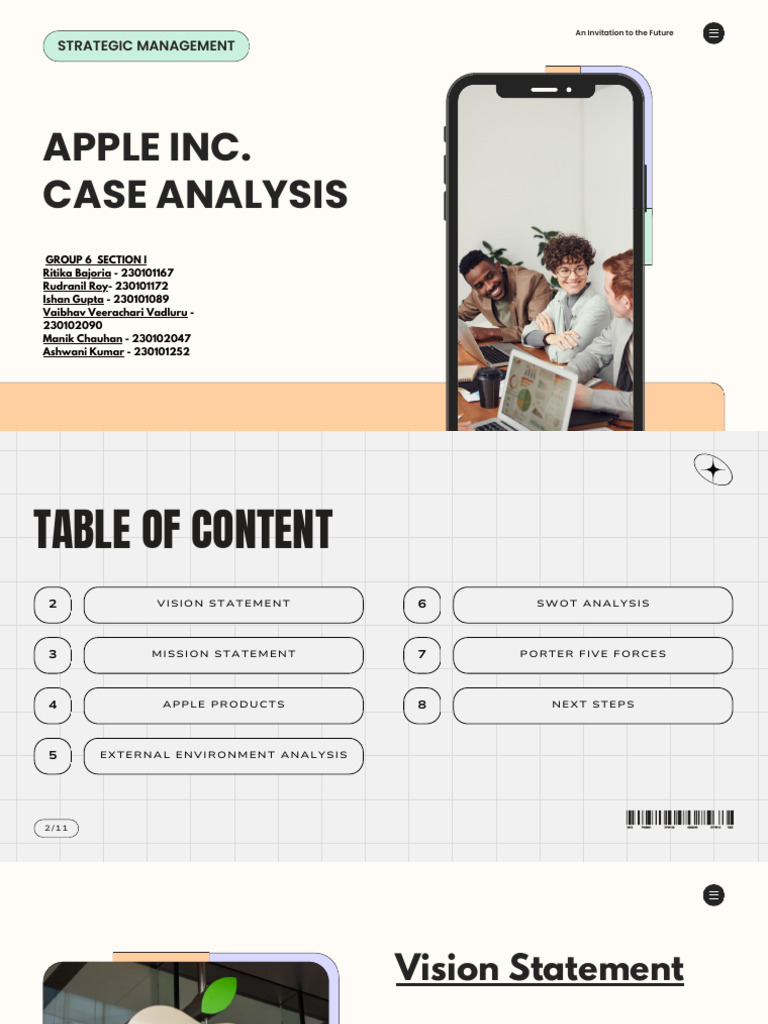 Group 6 - Section I - Apple Case Study | PDF
