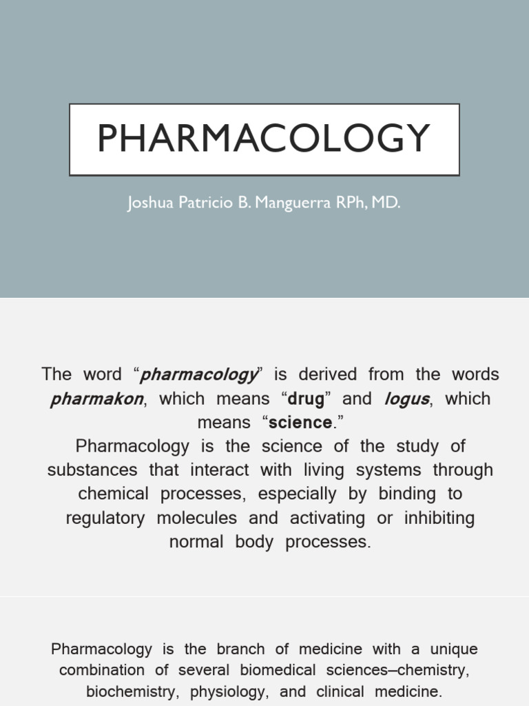 PHARMACODYNAMICS | PDF