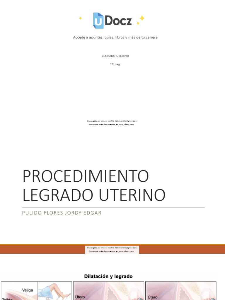 legrado-uterino-92078-downloadable-908294 | PDF | Salud pública | Reproducción humana