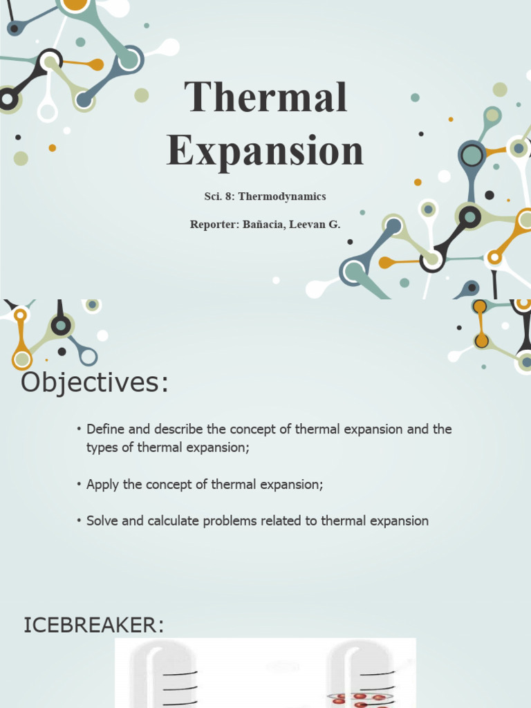 Understanding Thermal Expansion Concepts | PDF | Thermal Expansion | Gases