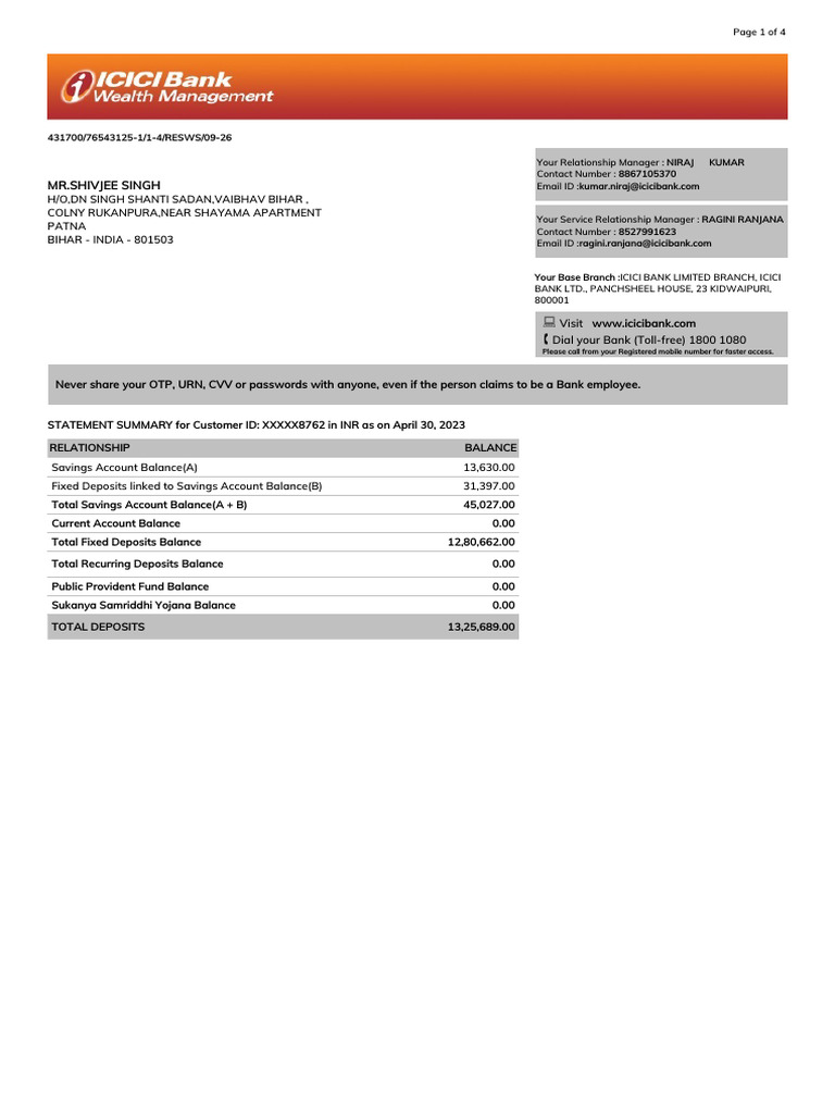 MR Shivjee Singh Please Call From Your Registered Mobile Number For