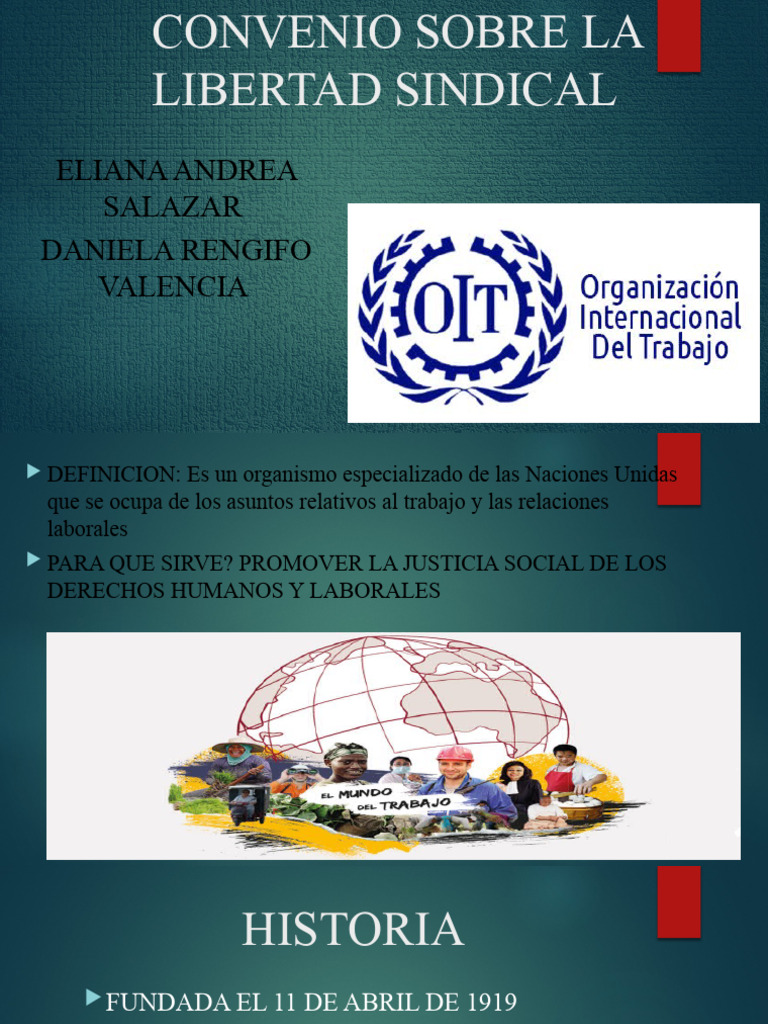 Convenio Sobre La Libertad Sindical | PDF