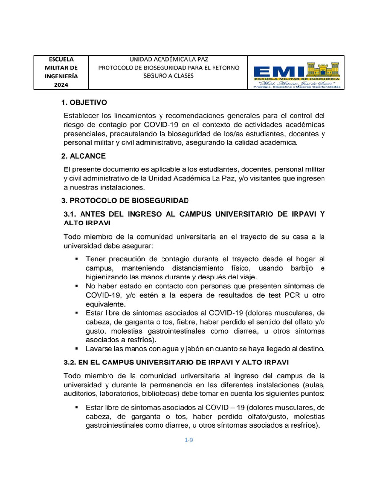 PROTOCOLO DE SEGURIDAD | PDF PROTOCOLO DE SEGURIDAD | PDF