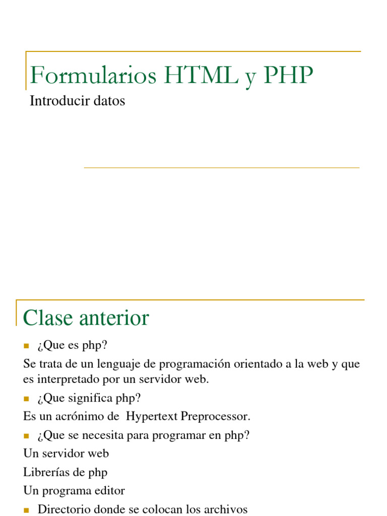 2-Introducir Datos | PDF | Php | Tipo de datos