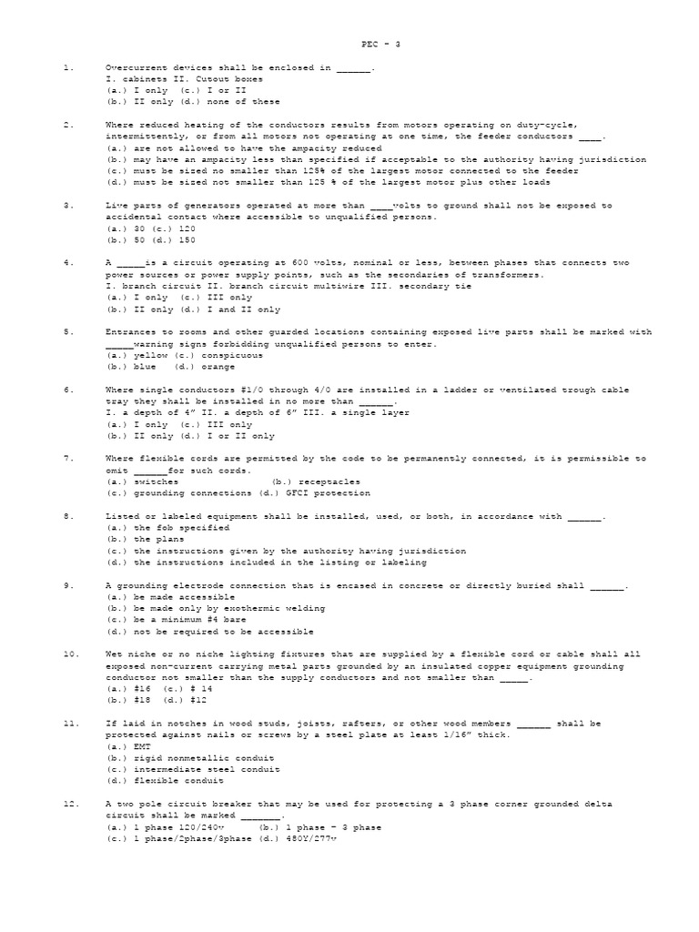 Pec-3 (Final) | PDF